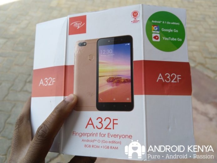 itel A32F: The cheapest Android Go phone in Kenya offers more for less