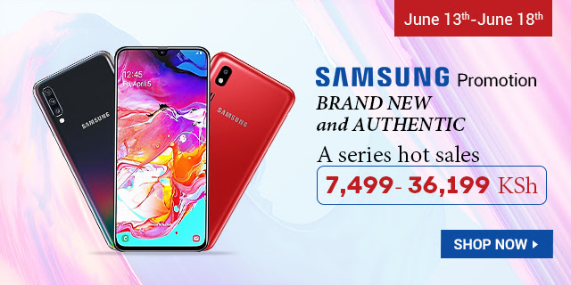 Samsung Galaxy A30, A50, and A70 discounted on Kilimall for a limited time