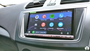 How to set up/change the wallpaper/background in Android Auto