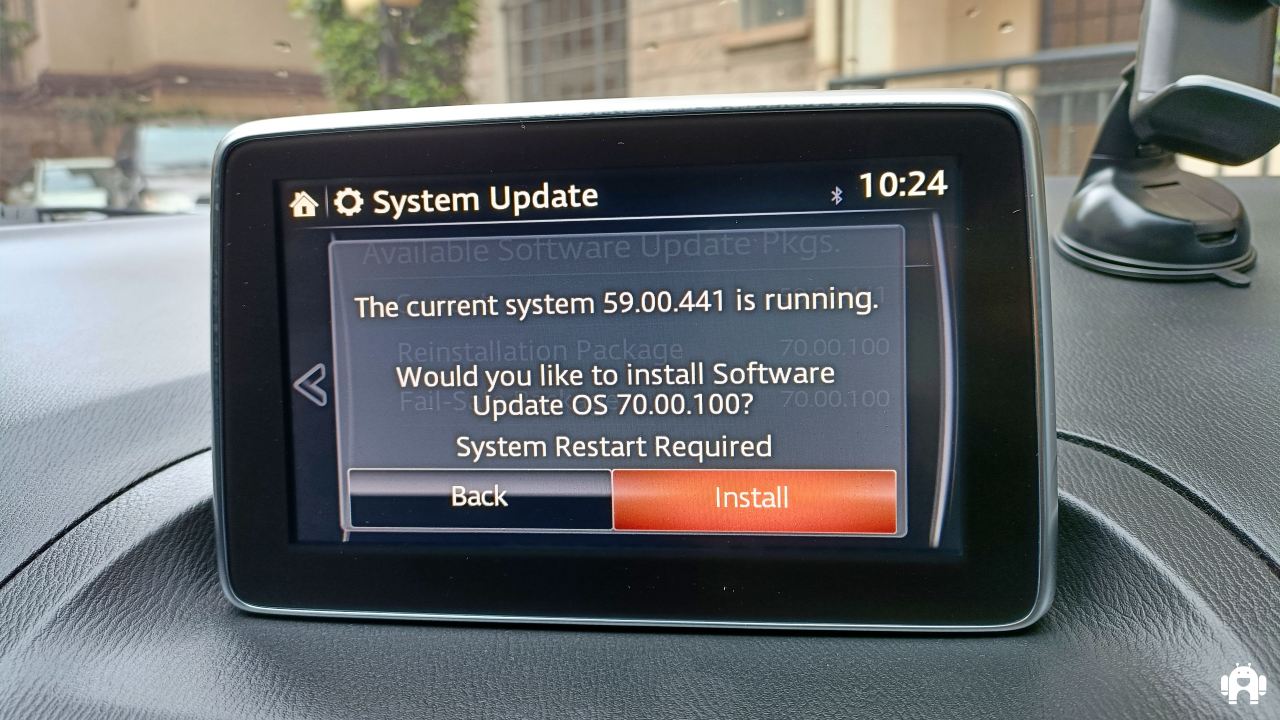 How to upgrade the software on Mazda Axela and get Android Auto
